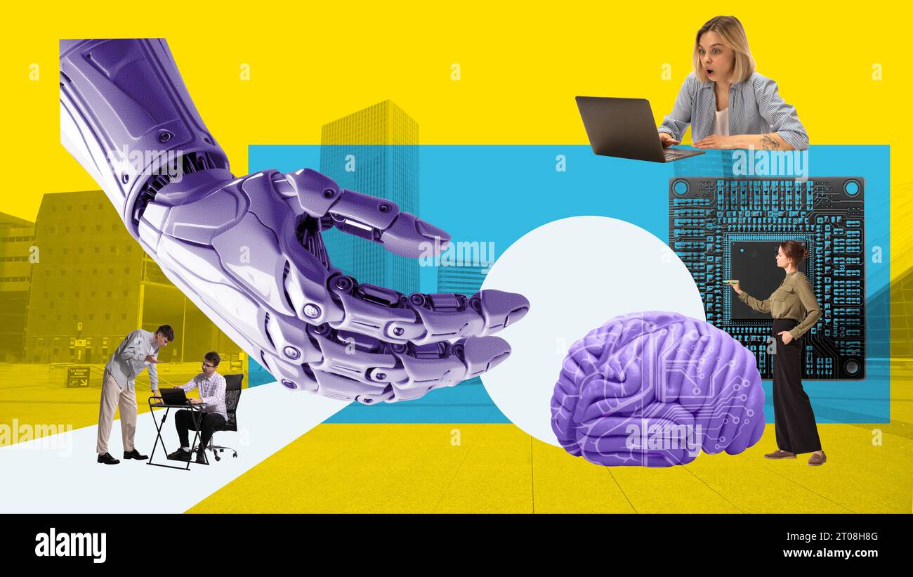 Cooperation of human resources and artificial intelligence support. IT ...