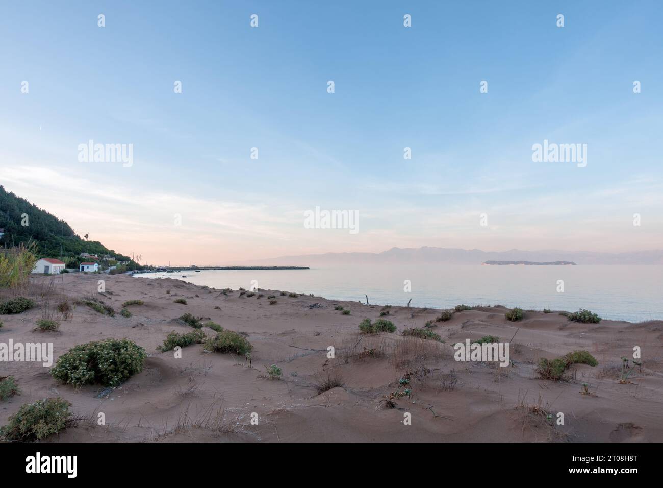 The beautiful coastline in Mathraki, one of the Diapontia islands ...