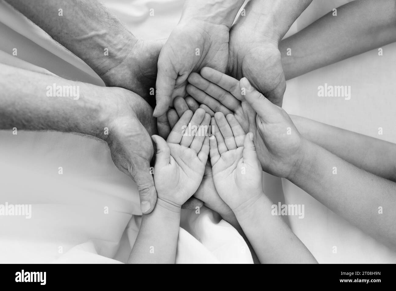 Hands. Human hand together closeup Stock Photo - Alamy