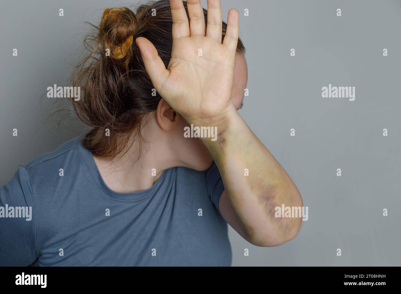 Stop abusing violence. Violence and abuse concept Stock Photo - Alamy