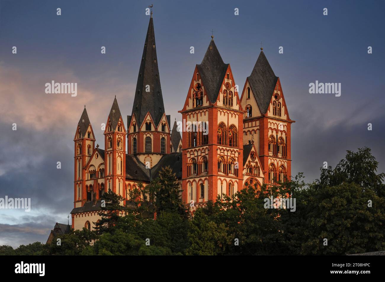 Late Romanesque / Early Gothic Cathedral of Saint George in Limburg an ...