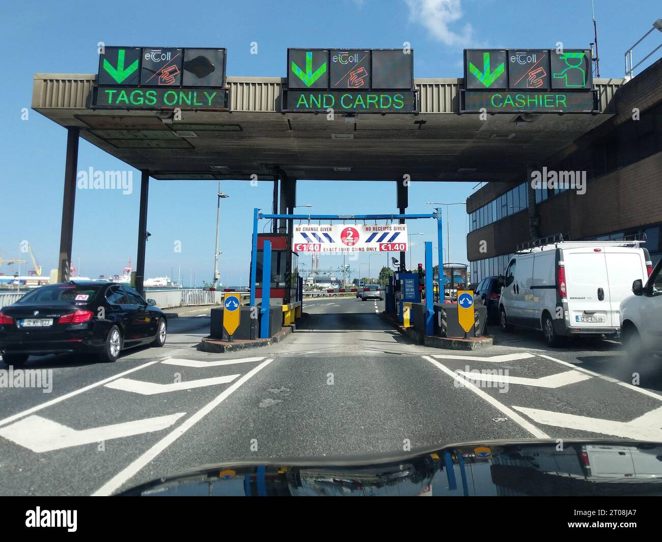 The Eastlink toll bridge in Dublin, Ireland Stock Photo - Alamy