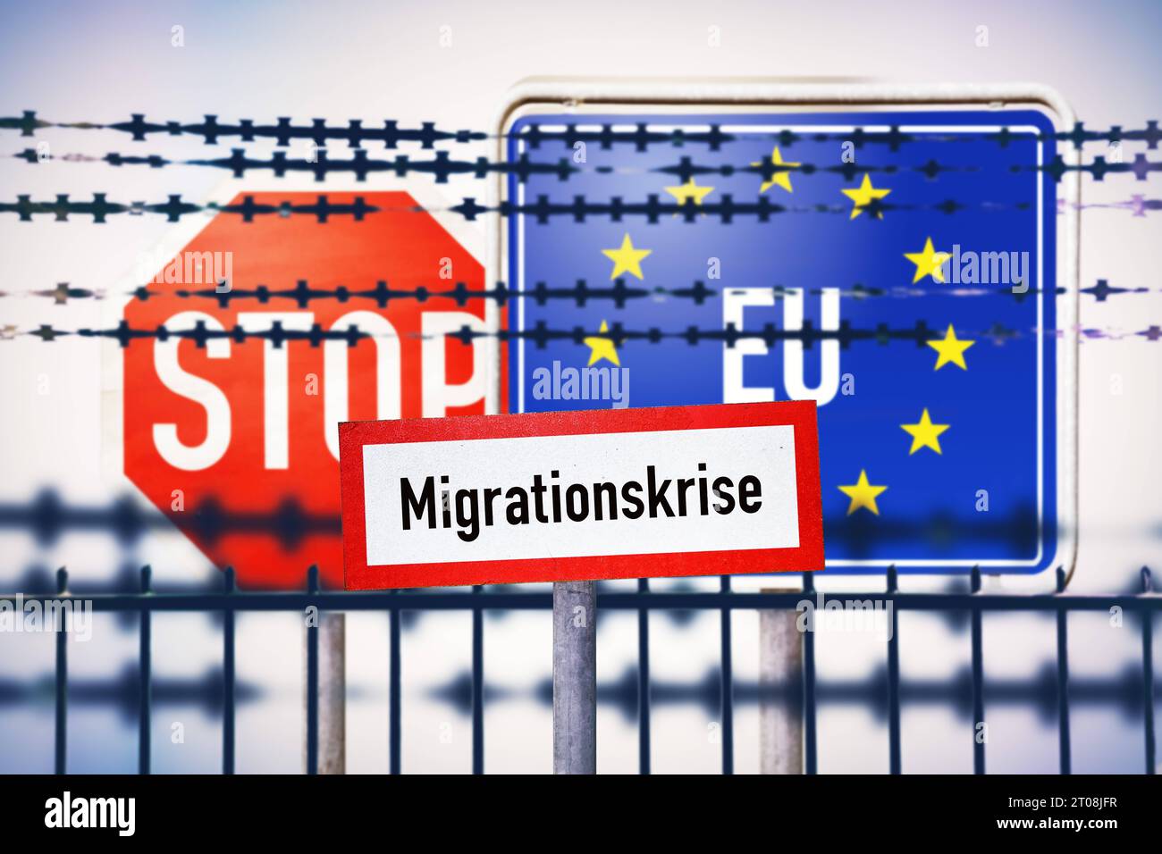 Stop frontex hi-res stock photography and images - Alamy
