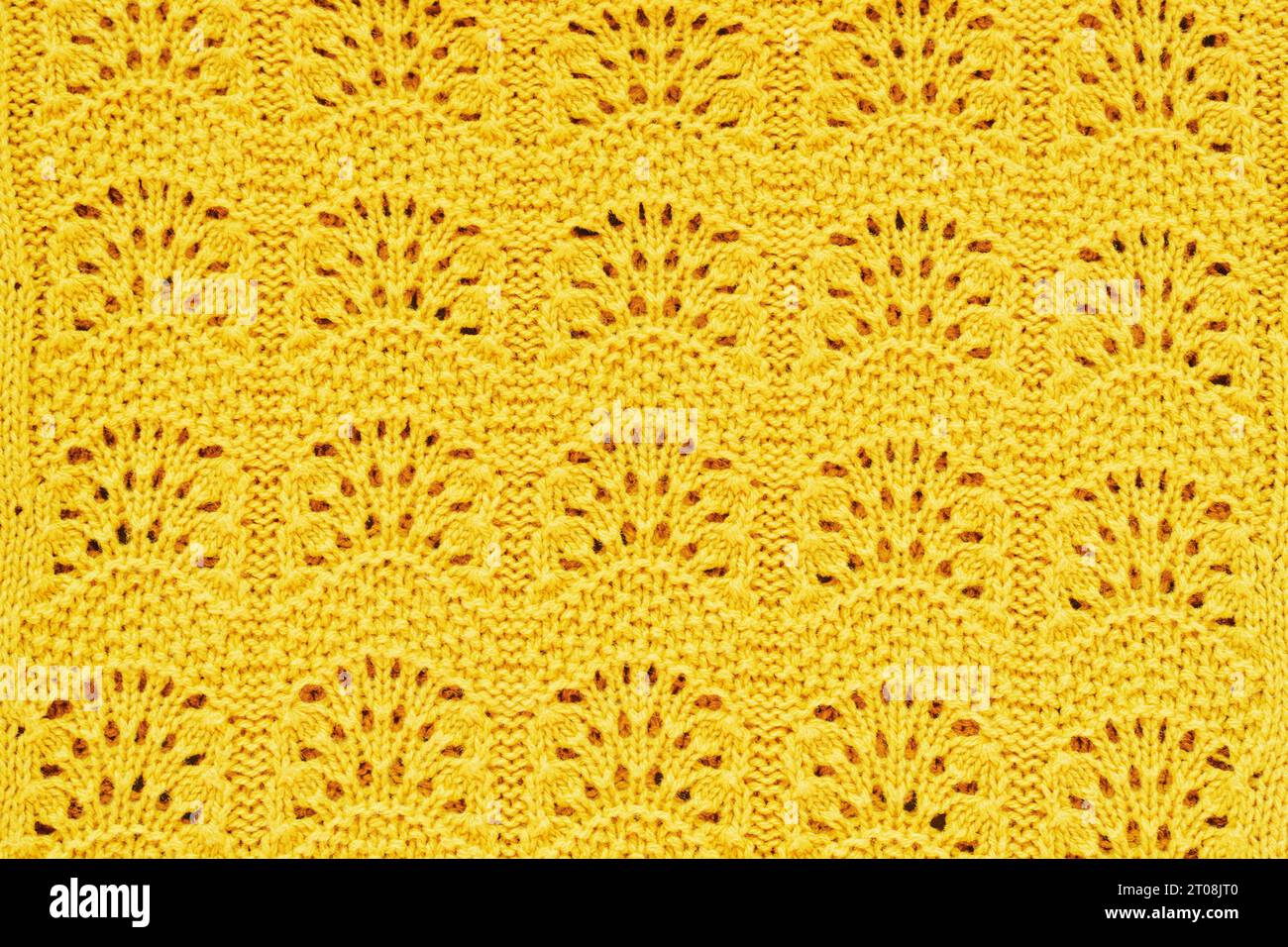 Yellow knitted fabric texture, background Stock Photo - Alamy
