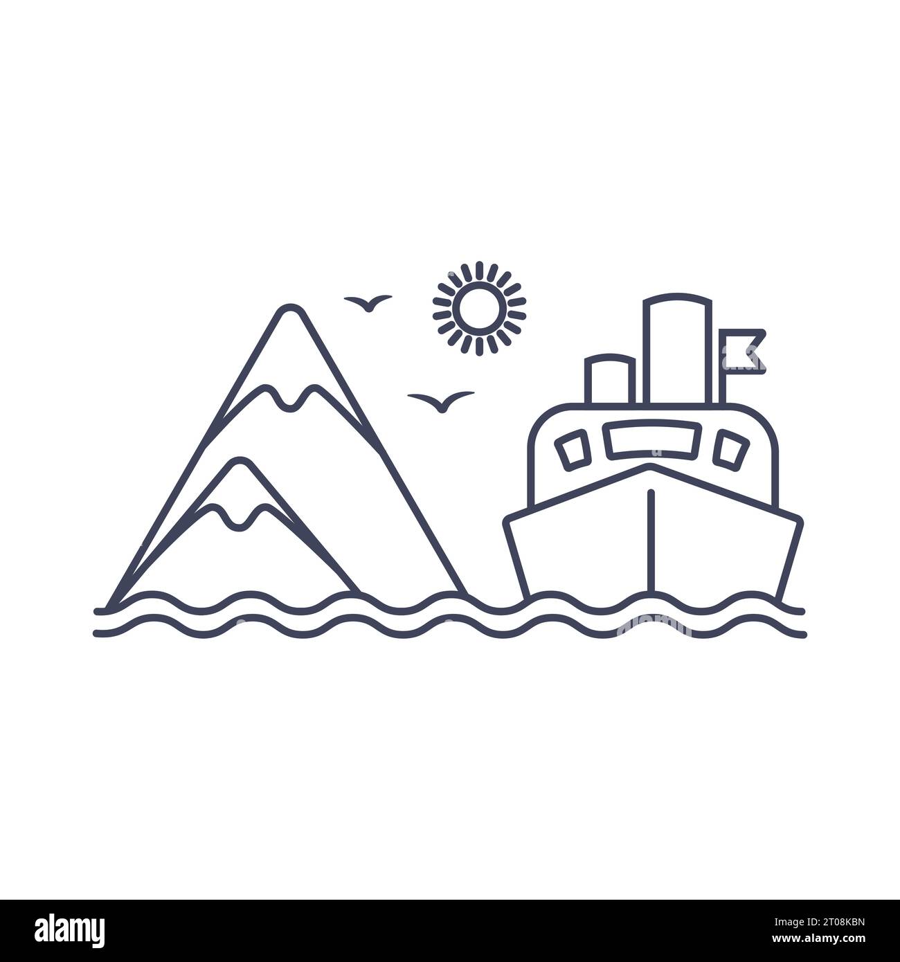 Cruise trip on ship Cut Out Stock Images & Pictures - Alamy