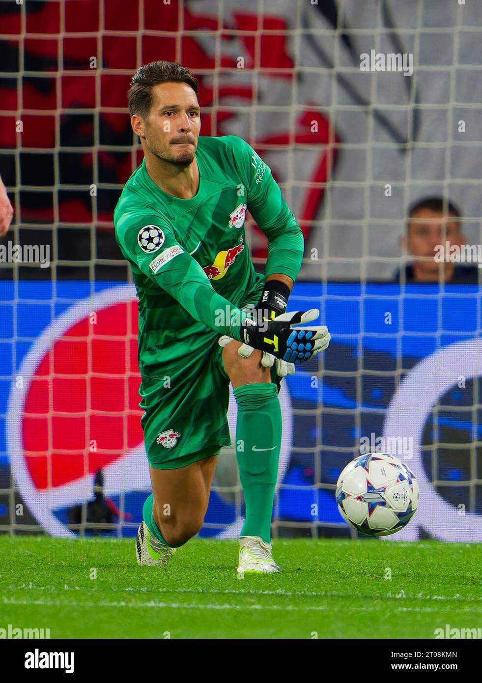 Janis Blaswich, RB Leipzig 21 in the group G stage match RB LEIPZIG ...