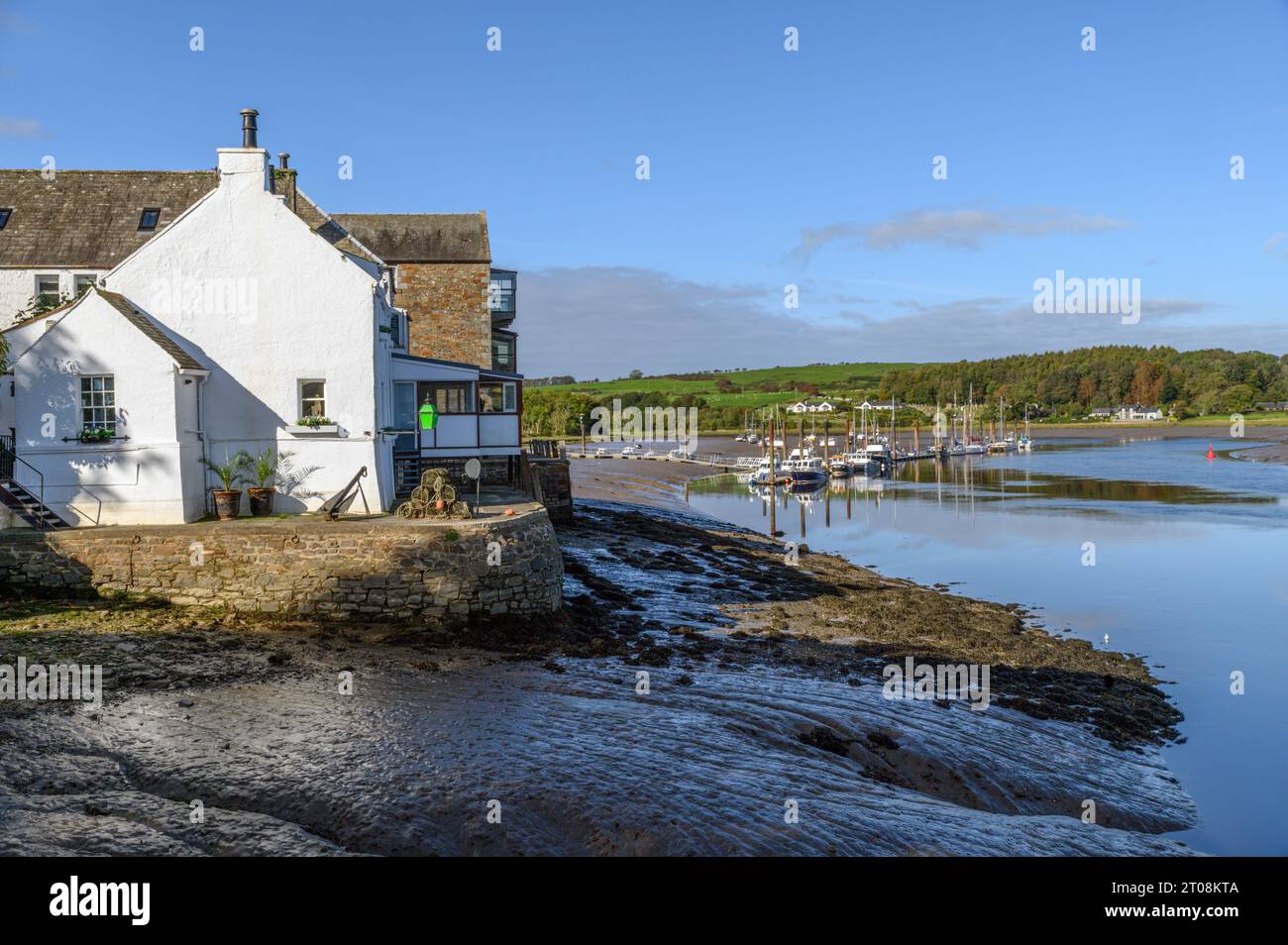 The Harbour Cottage and Marina at Kirkcudbright on The galloway Coast ...