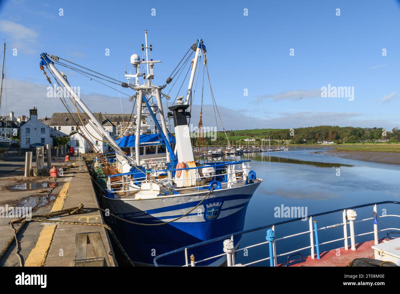 Scallop Dredgers at Kirkcudbright Harbour, Dumfries and Galloway ...