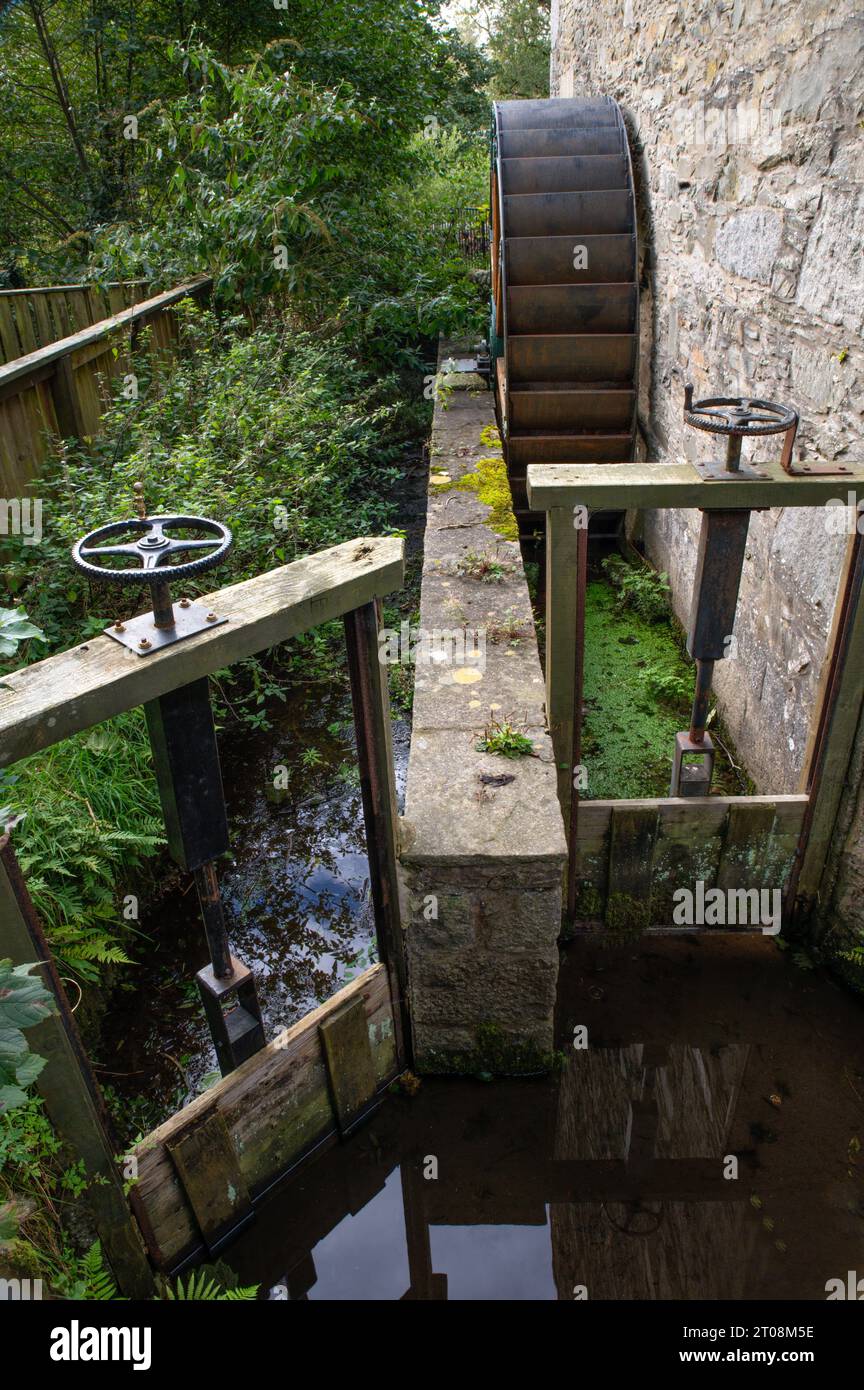 Mill Wheel detail at The mill on The Fleet, Gatehouse of Fleet ...