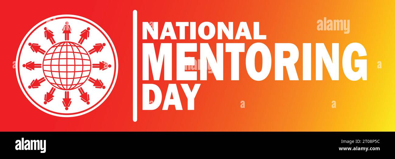 National Mentoring Day Vector Illustration Holiday Concept Template