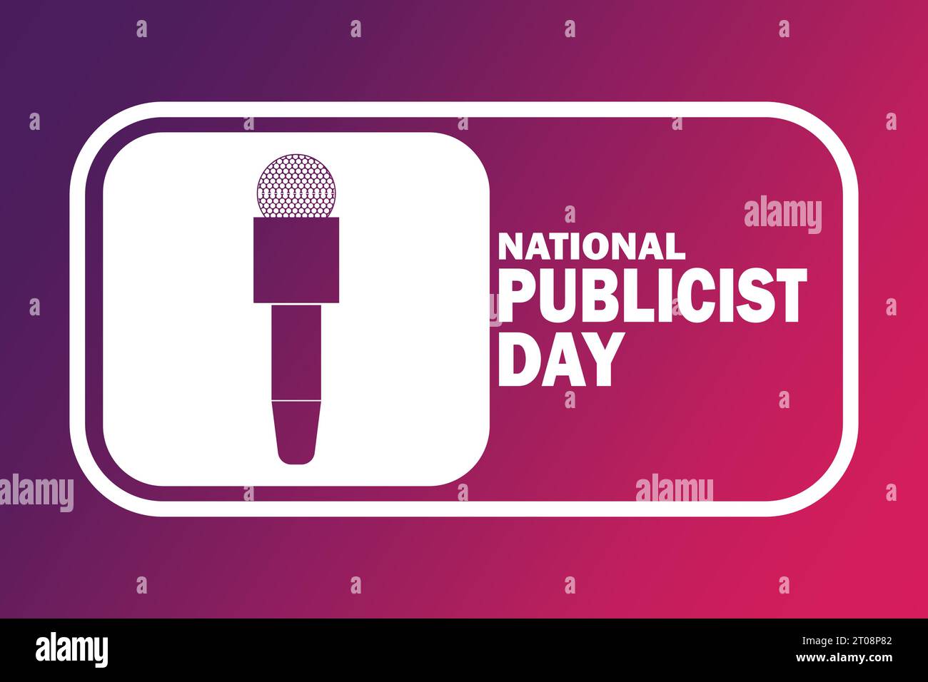 National Publicist Day Vector Illustration. Suitable for greeting card ...