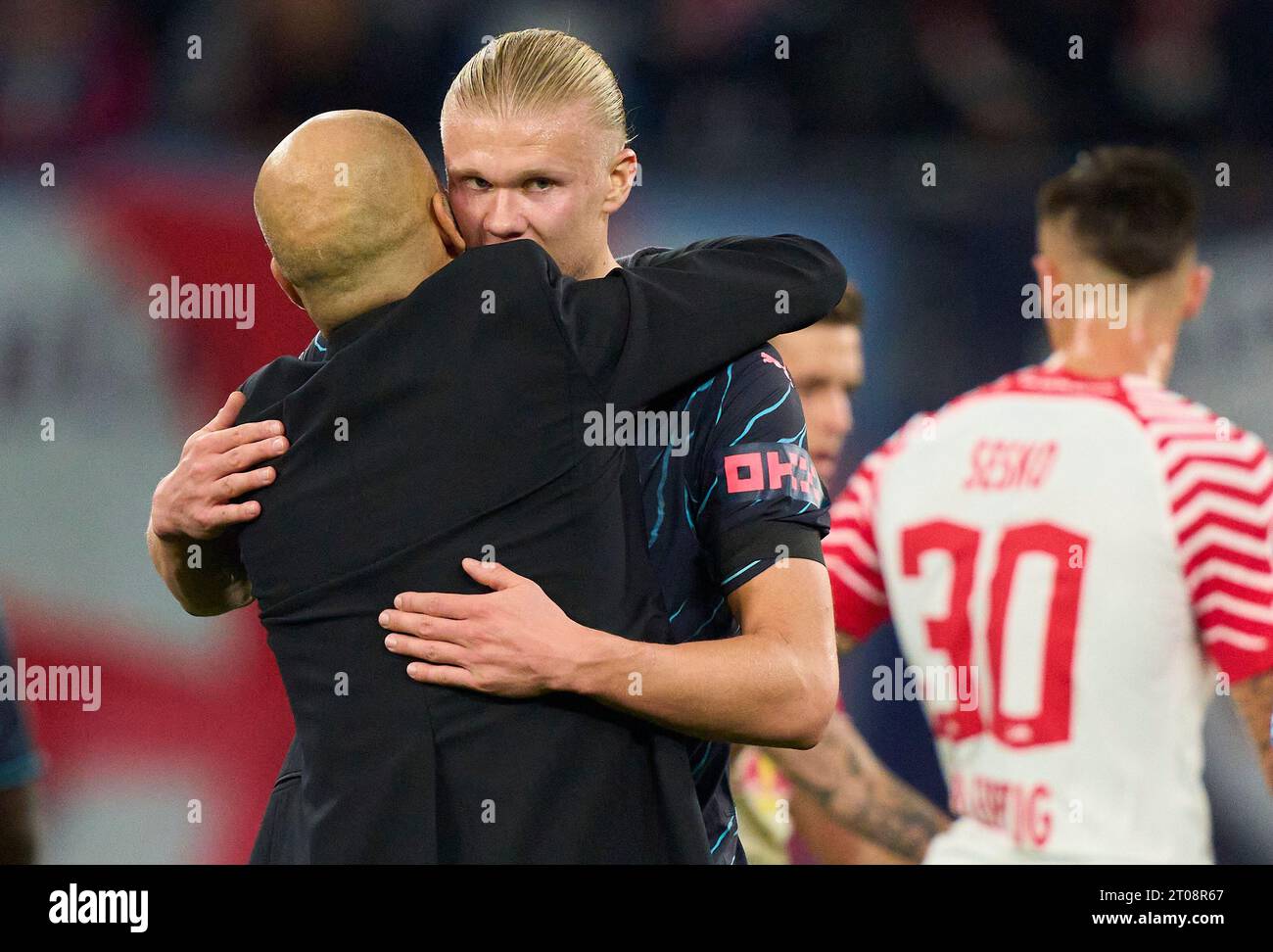 Erling haaland and pep guardiola hi-res stock photography and images ...