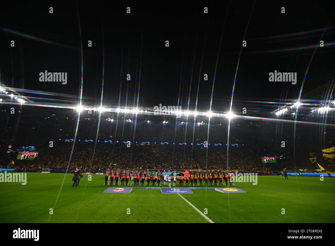 DORTMUND, GERMANY - 04.10.23: The match of match UEFA Champion League ...