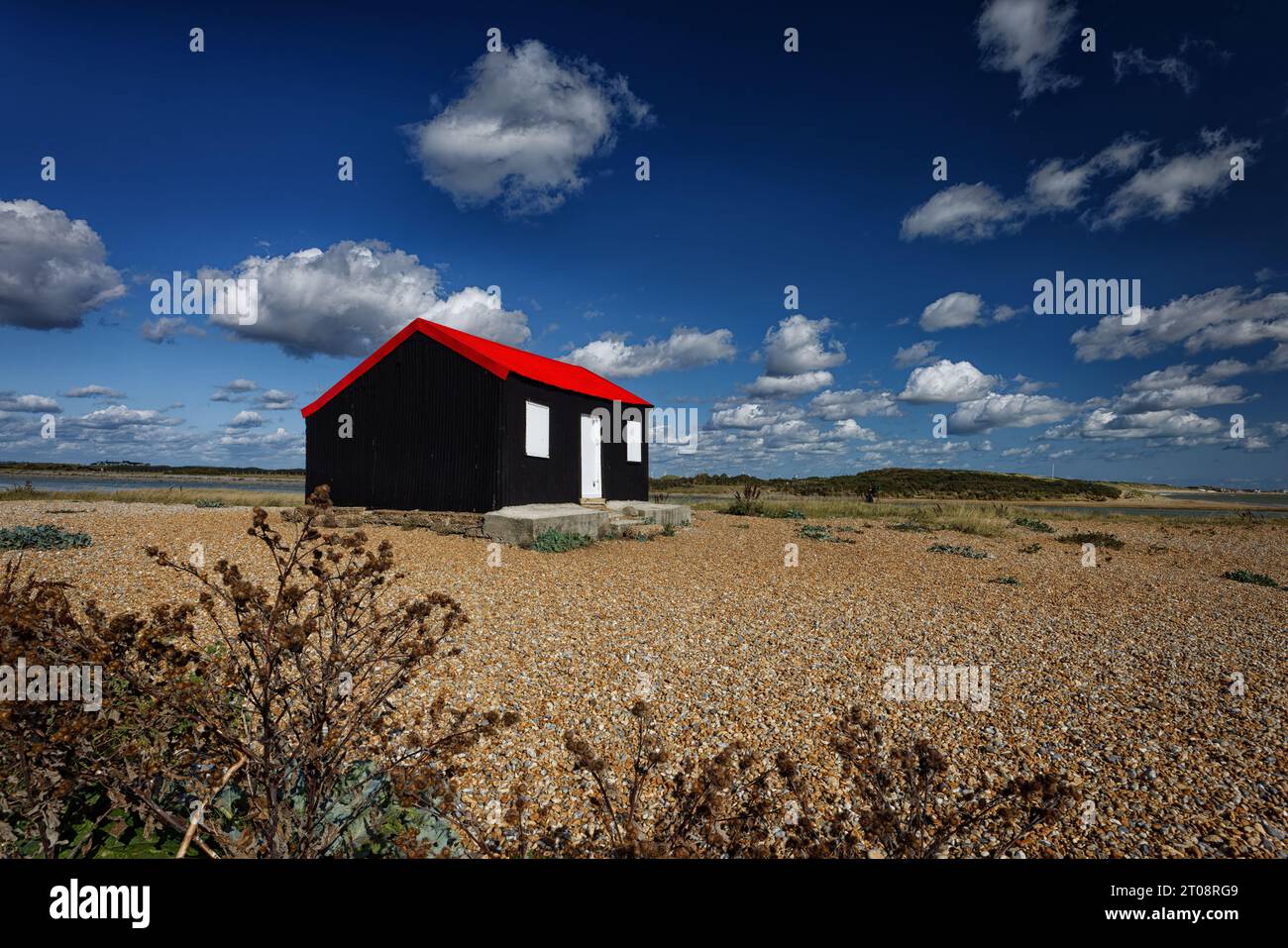 Red roofed hut rye nature reserve hi-res stock photography and images ...