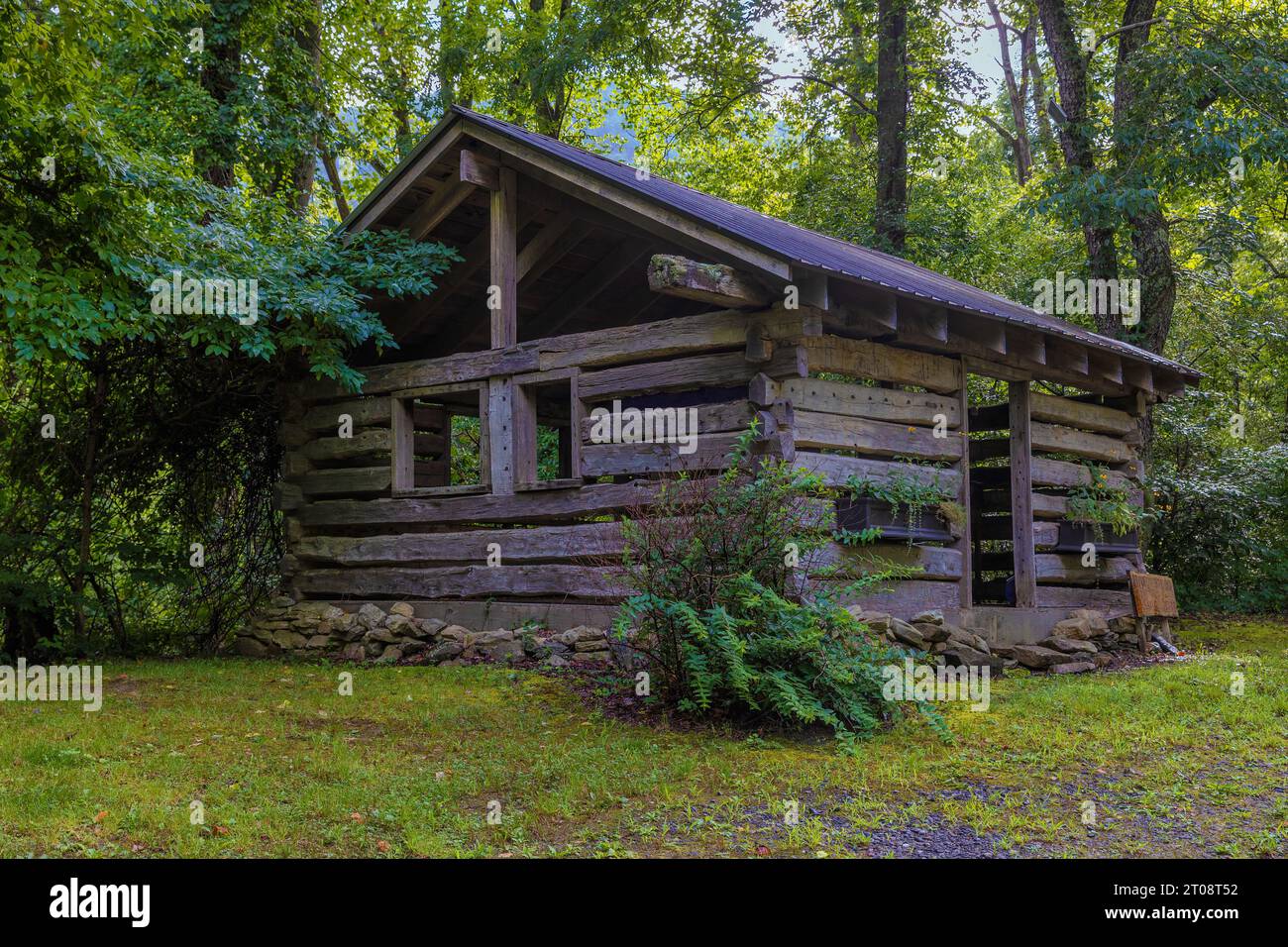 Lure Lake, North Carolina, USA - August 11, 2023: A built structure at ...