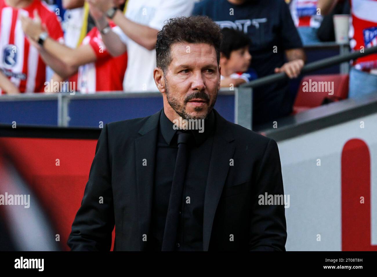 Diego Pablo Simeone, head coach of Atletico de Madrid during the UEFA ...
