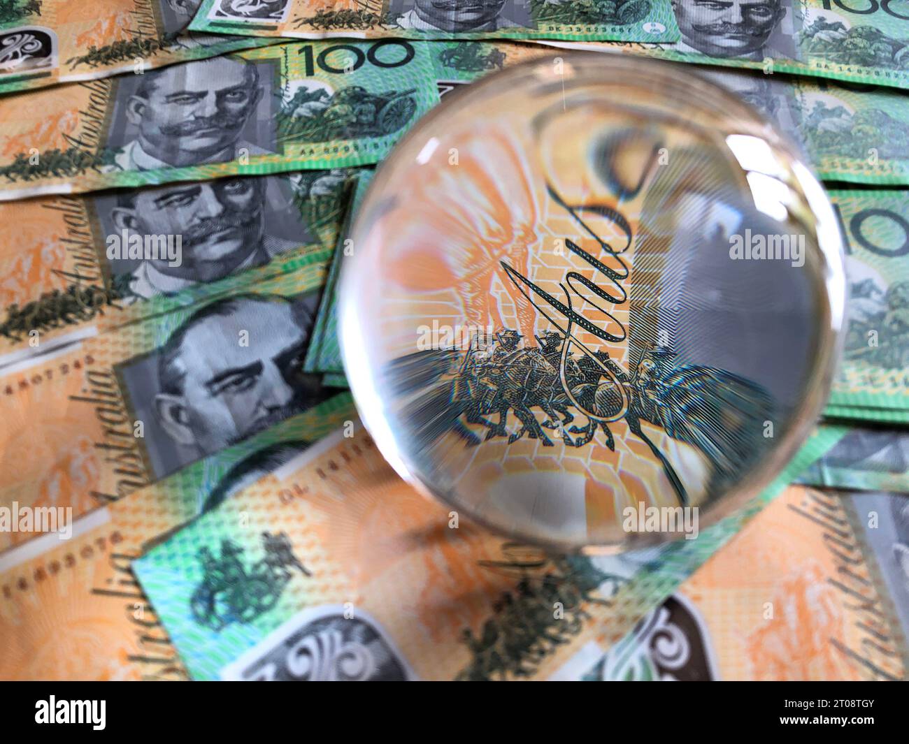100 dollar note australian hi-res stock photography and images - Alamy