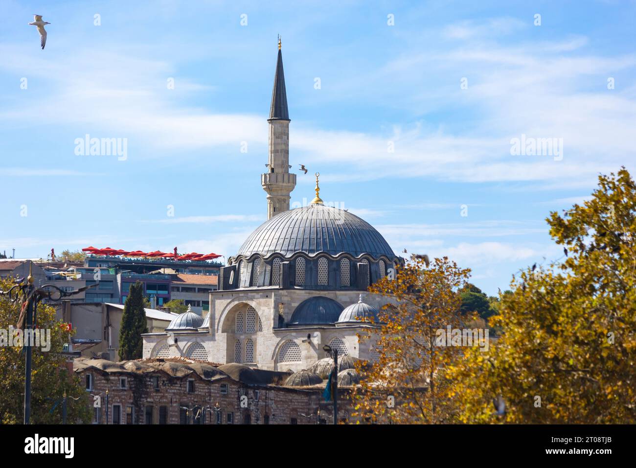 Mosques of Istanbul background photo. Rustem Pasa Mosque view in the ...