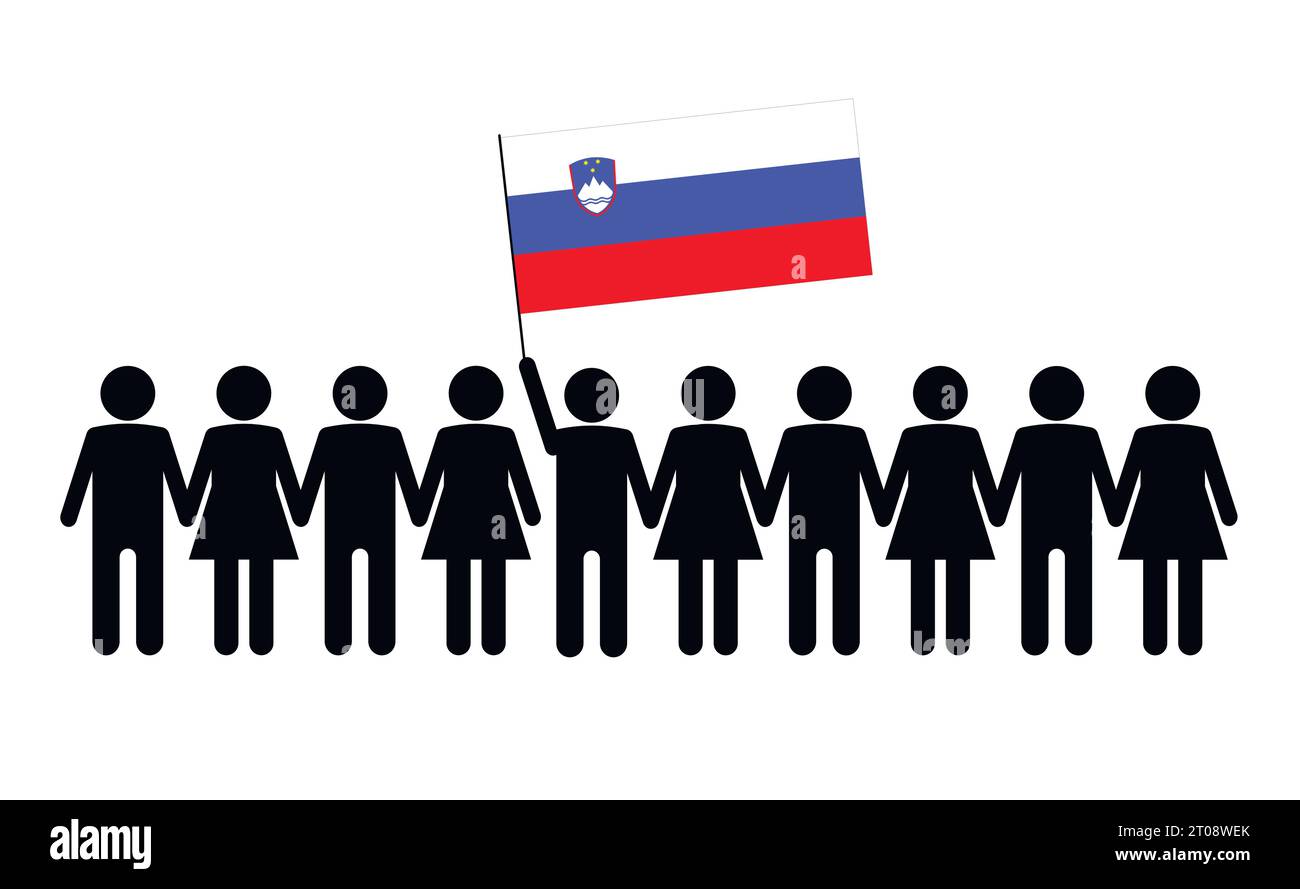 Shield flag slovenia Stock Vector Images - Alamy