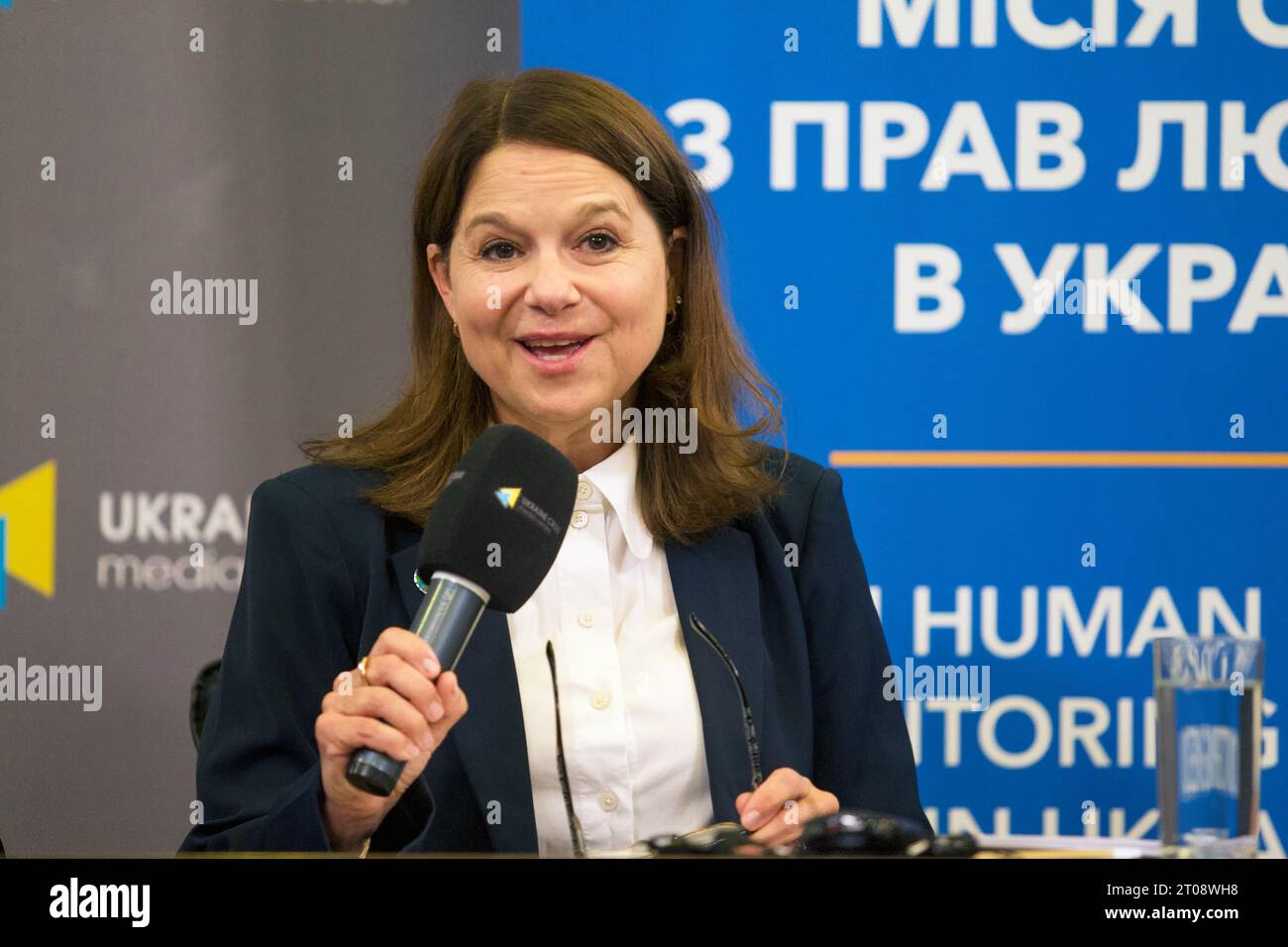 Non Exclusive: KYIV, UKRAINE - OCTOBER 04, 2023 - Head of the UN Human ...