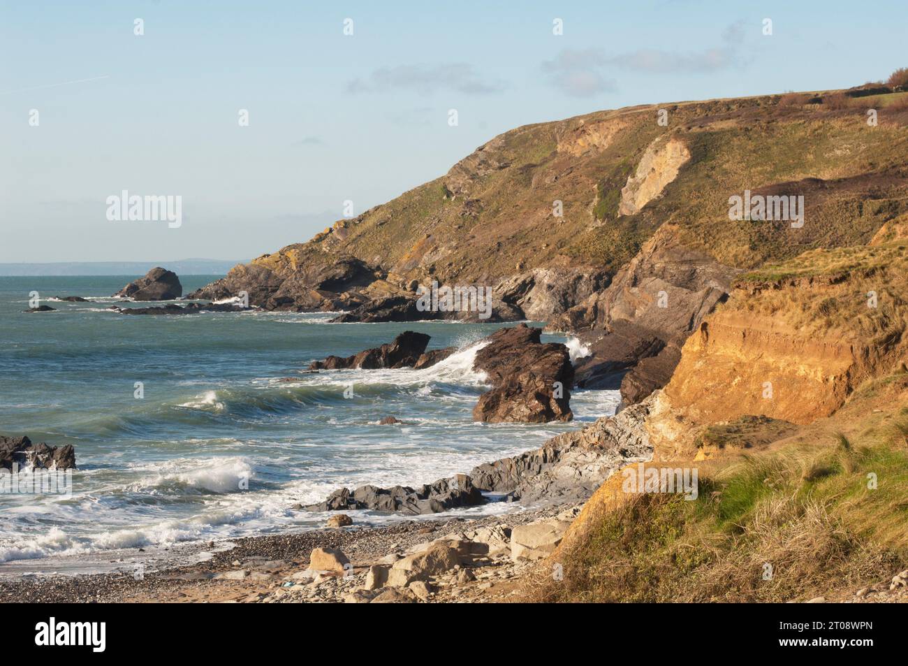 Dollar Cove, Gunwalloe, Cornwall, UK - John Gollop Stock Photo - Alamy