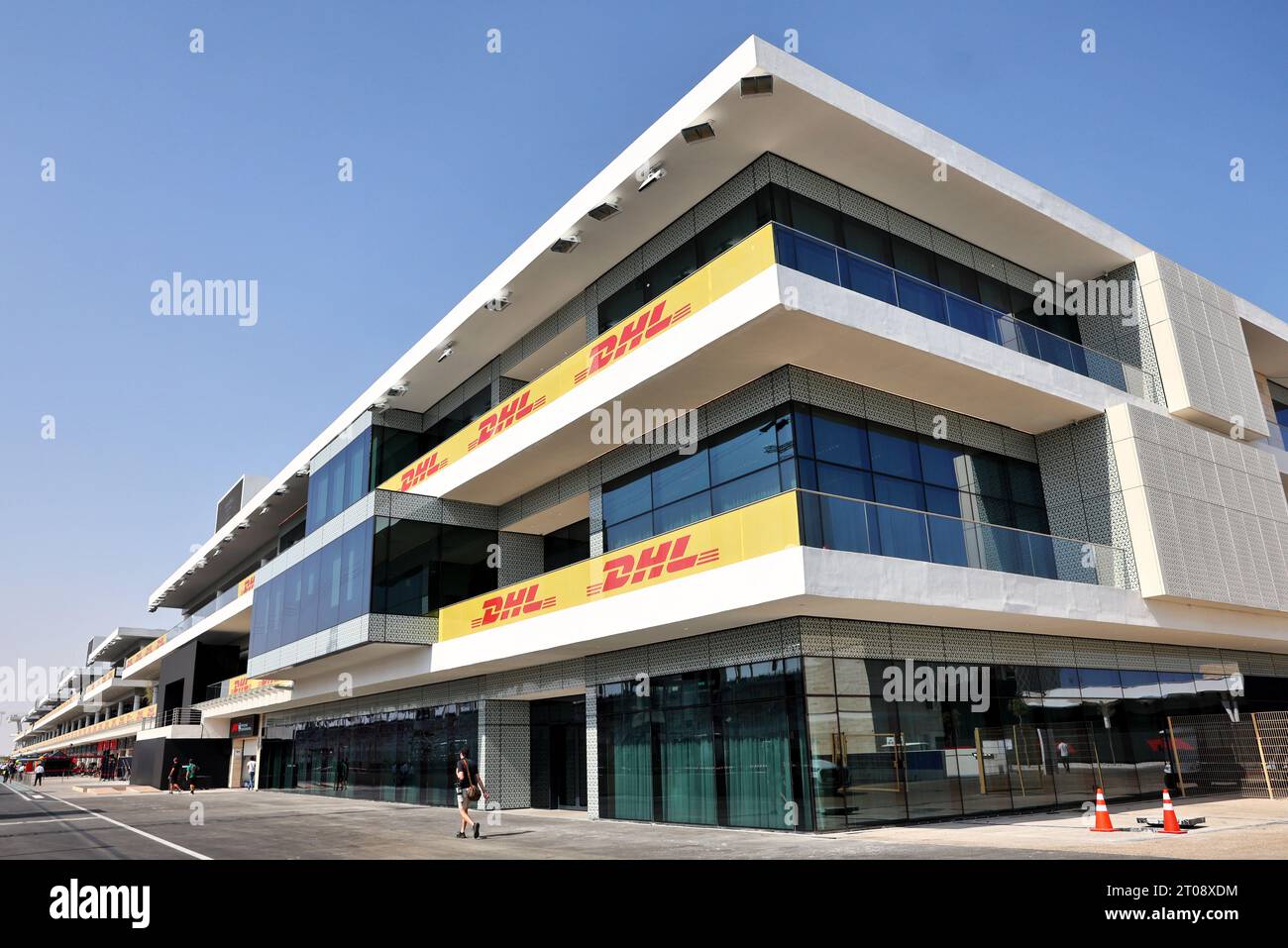 Doha, Qatar. 05th Oct, 2023. Circuit atmosphere - Pit buildings. 05.10. ...