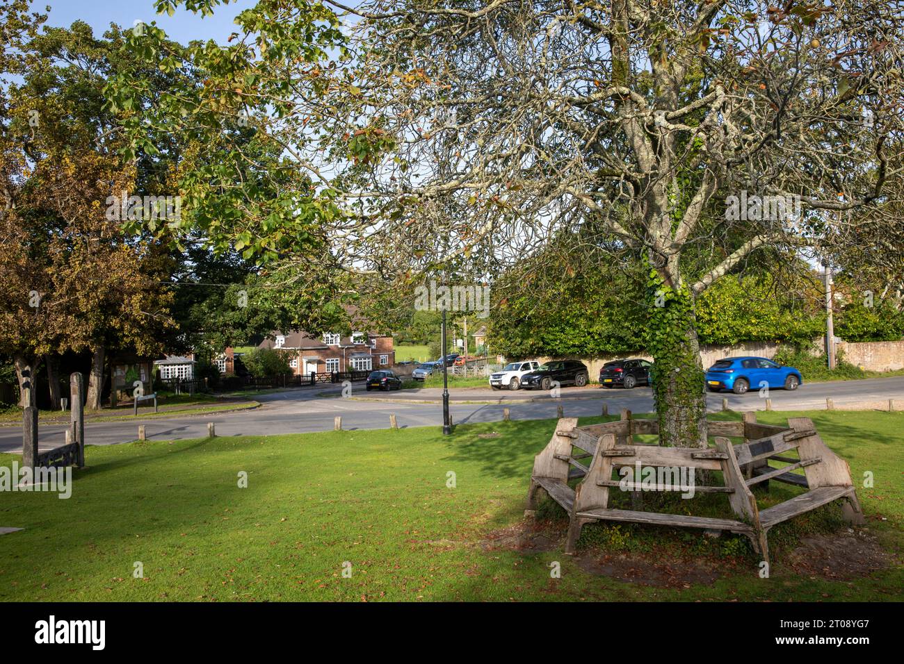 Minstead village Lyndhurst in the New Forest national park and the ...