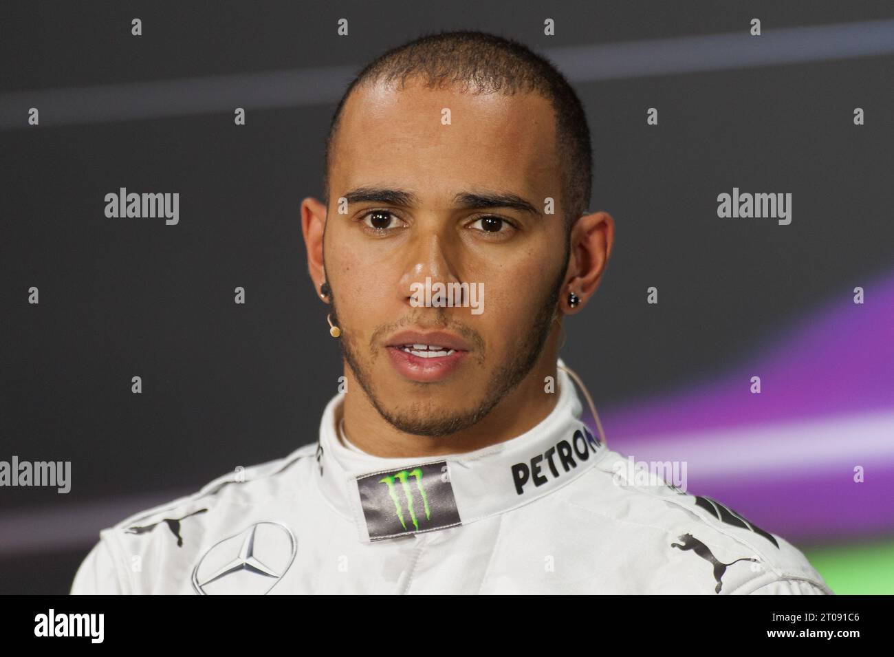 Lewis Hamilton GBR Mercedes Portraet Formel 1 Grand Prix von ...