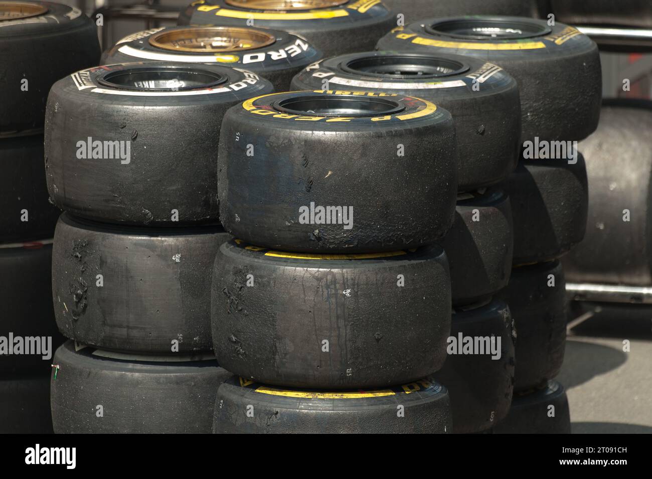 Pirelli F1 Reifen Formel 1 Grand Prix von Deutschland auf dem ...