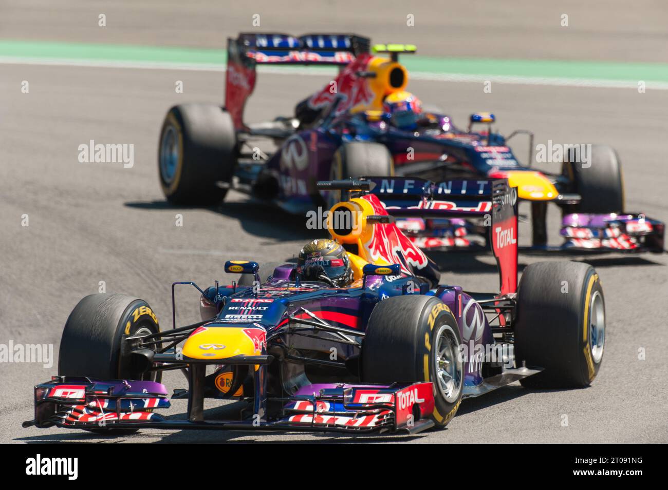 Sebastian Vettel, Rad Bull Racing und Mark Webber, Red Bull Racing ...