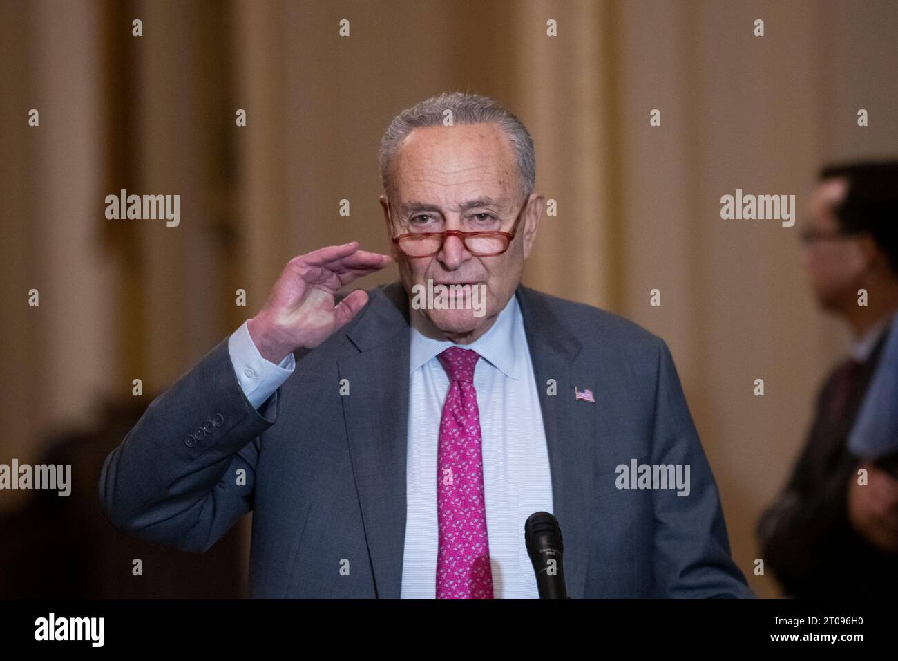 United States Senate Majority Leader Chuck Schumer (Democrat of New ...