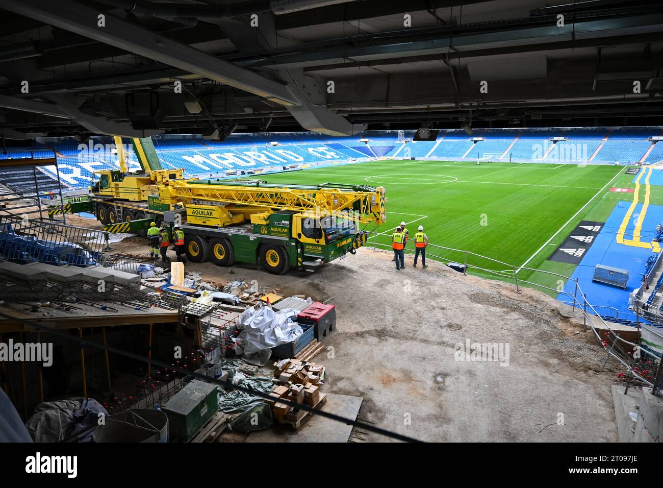 Real Madrid's Santiago Bernabéu stadium undergoing renovation (May 2023 ...