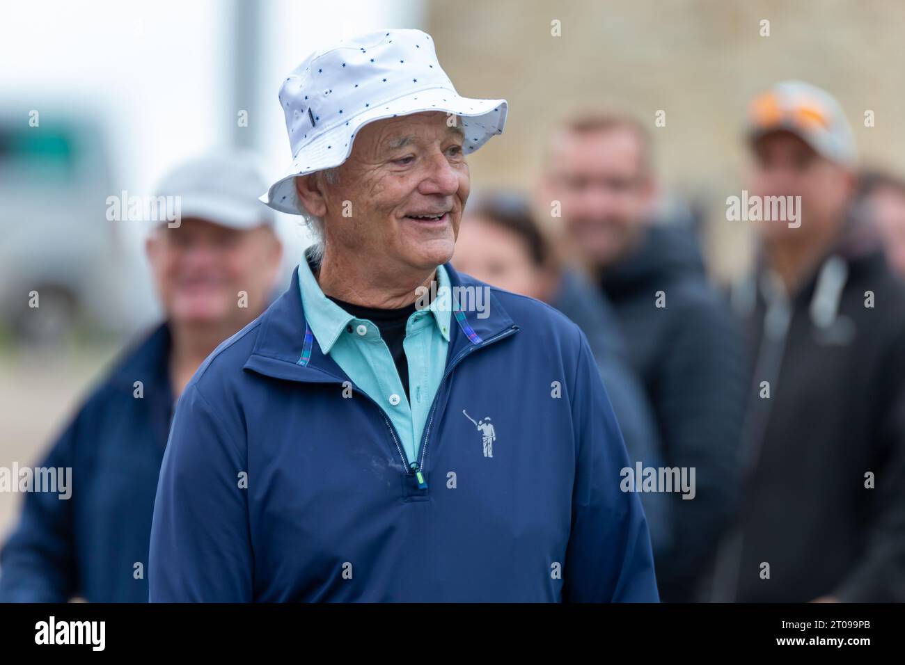 Carnoustie, Scotland. 5th Oct 2023. Hollywood ledgend Bill Murray (73 ...