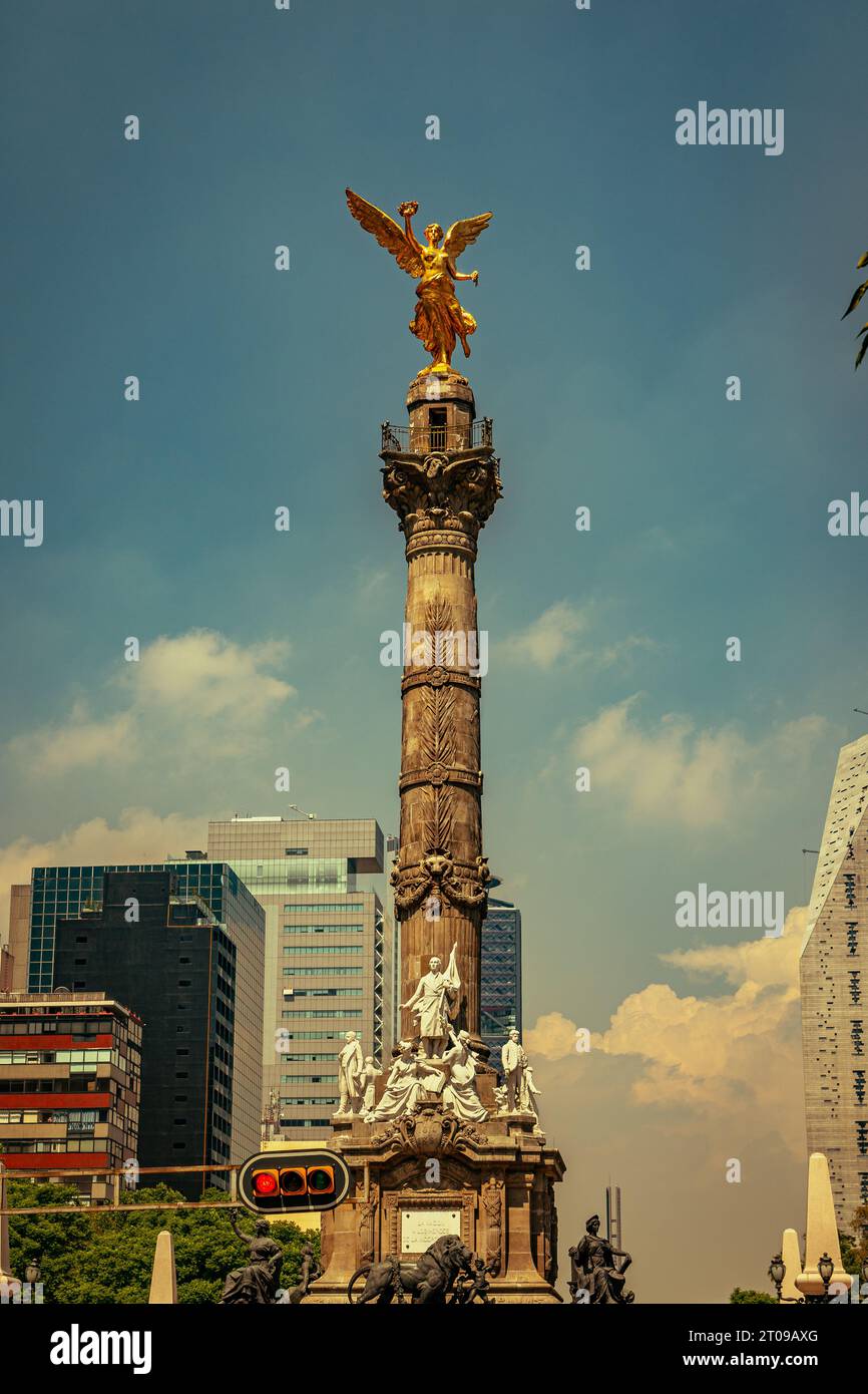 Angel of Independence (Reforma Monumento), Mexico City Stock Photo - Alamy
