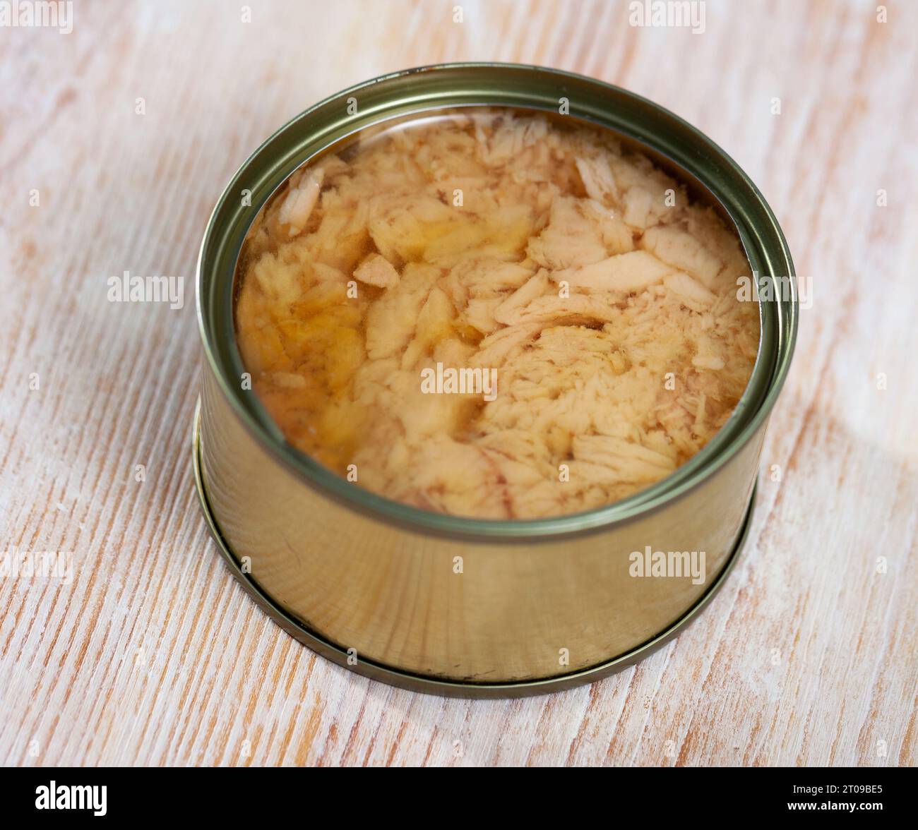 Bonito fish fillets preserved in oil Stock Photo - Alamy