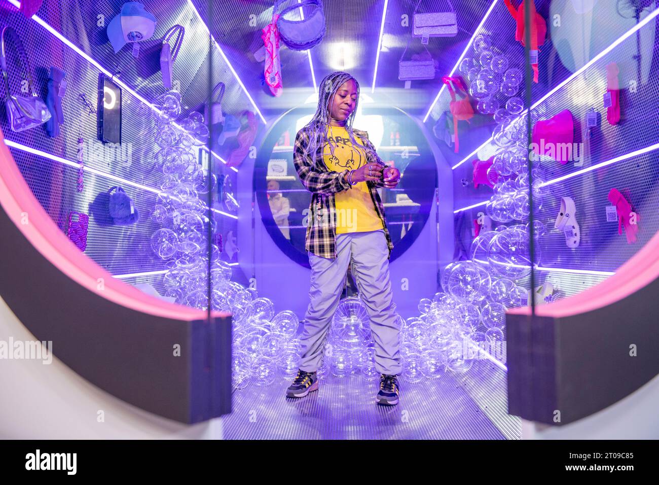 EDITORIAL USE ONLY Cultural expert Linett Kamala, curates the Global ...