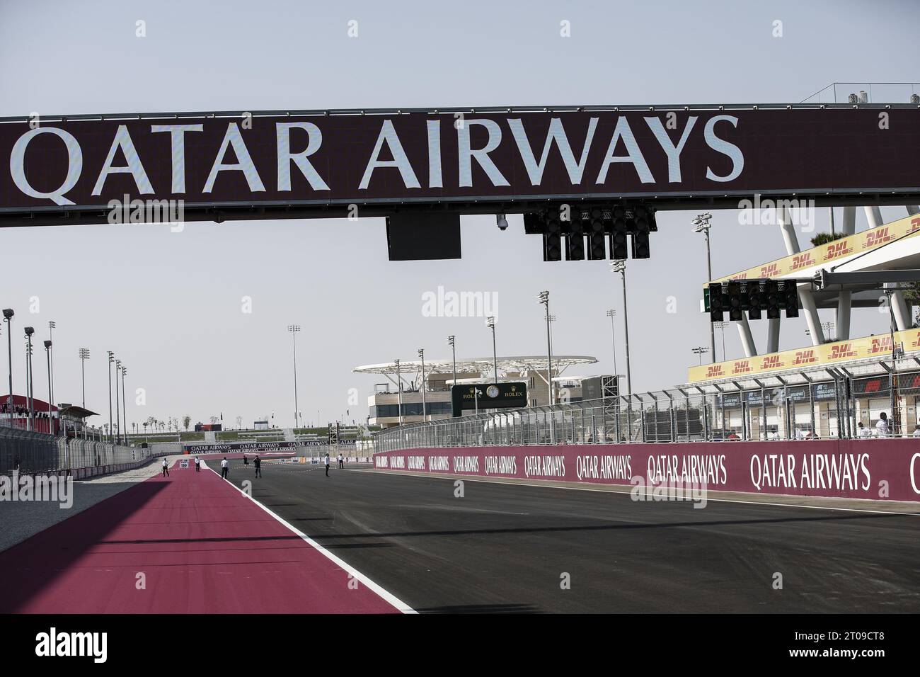 Lusail Circuit main straigth starting grid atmosphere during the 2023 Formula 1 Qatar Grand Prix ...