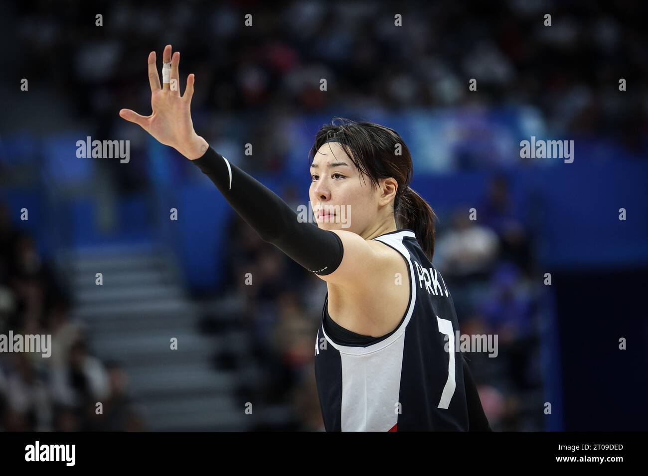 Hangzhou, China's Zhejiang Province. 5th Oct, 2023. Park Jisu of South ...