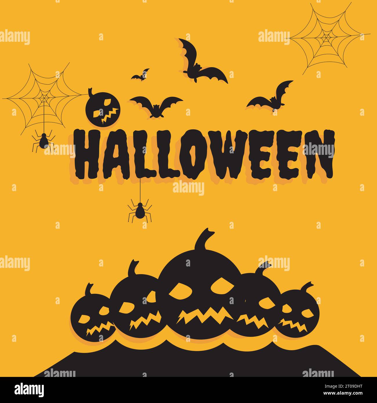 Cartoon bats and spiders hi-res stock photography and images - Alamy