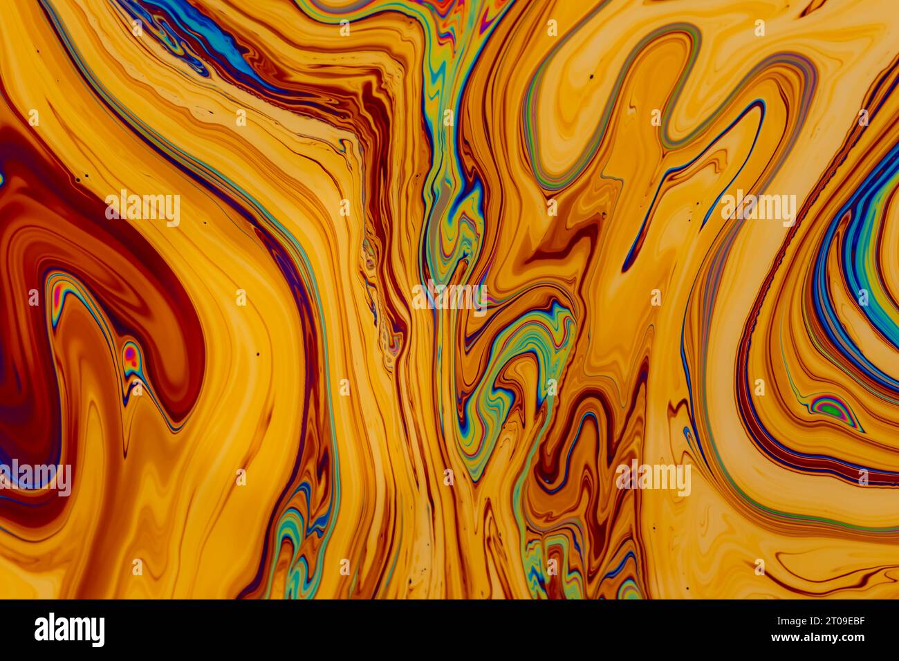 Full frame of abstract mix of different colors with clear water Stock ...