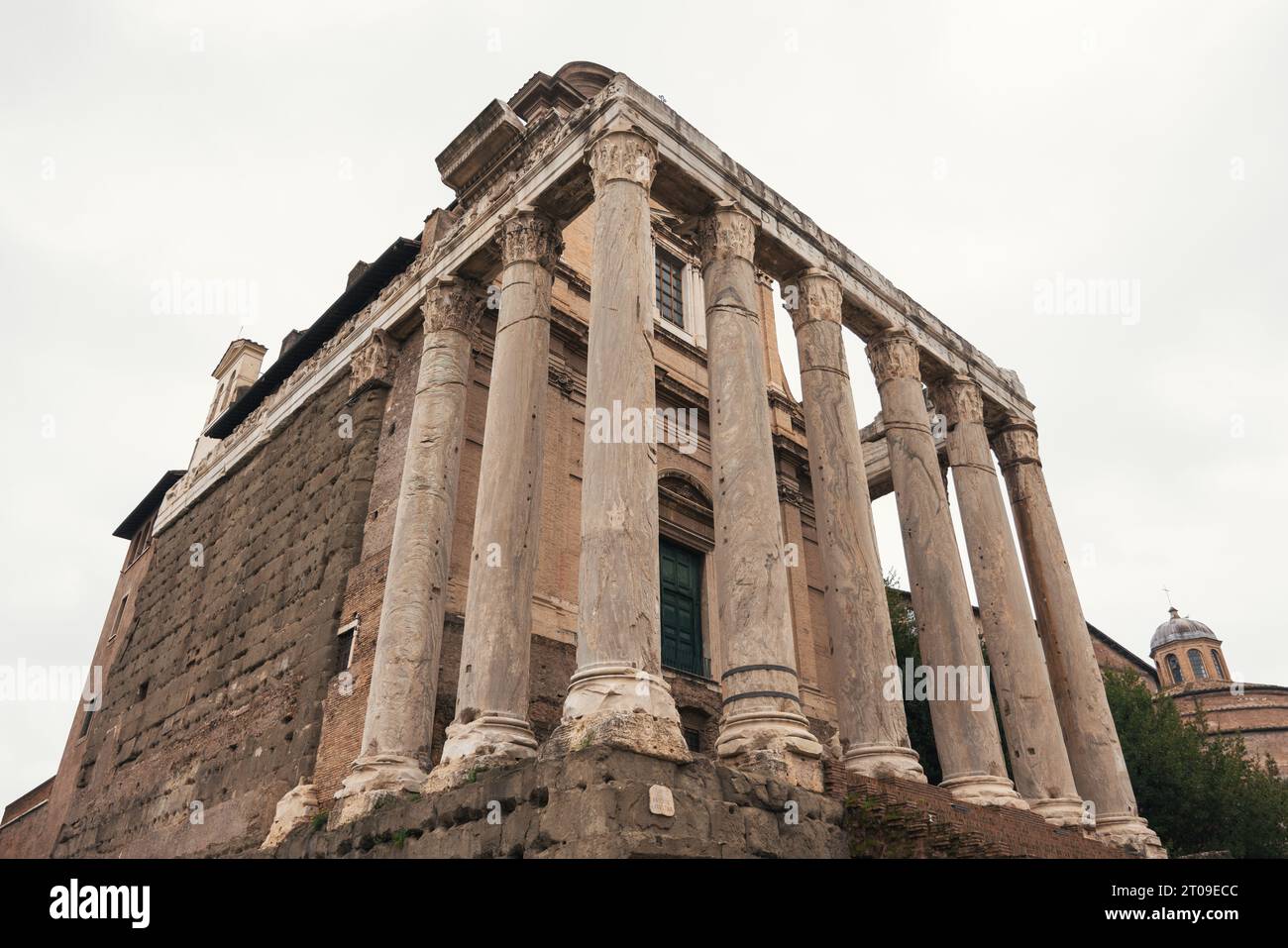 Antoninus and Faustina Temple ancient building of historic landmark in ...