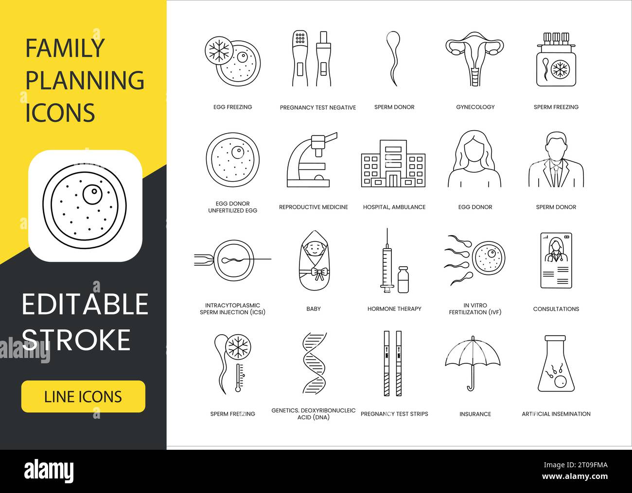 Enhance your reproductive health content with our fertility themed icon ...