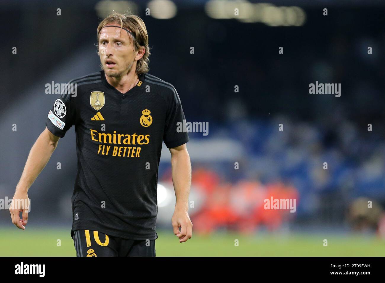 Luka Modric of Real Madrid Cf looks on during the Uefa Champions ...