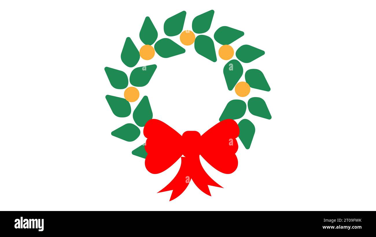 Mistletoe round Stock Vector Images - Alamy