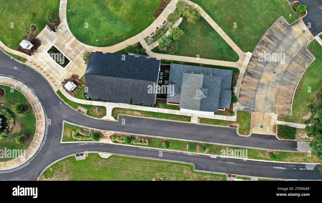 Residential Development Business Center From Above Stock Photo - Alamy