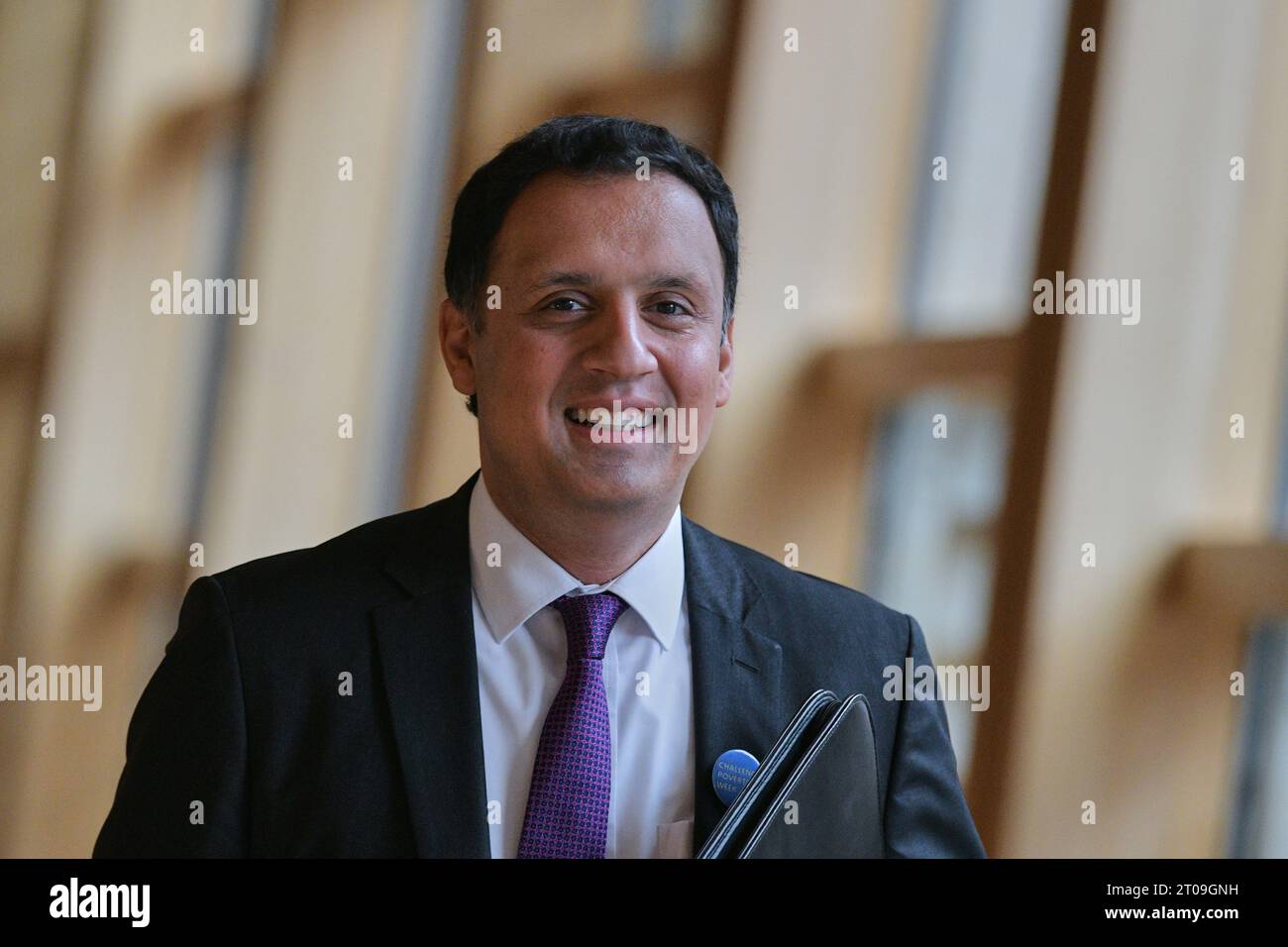 Edinburgh Scotland Uk 05 October 2023 Scottish Labour Leader Anas