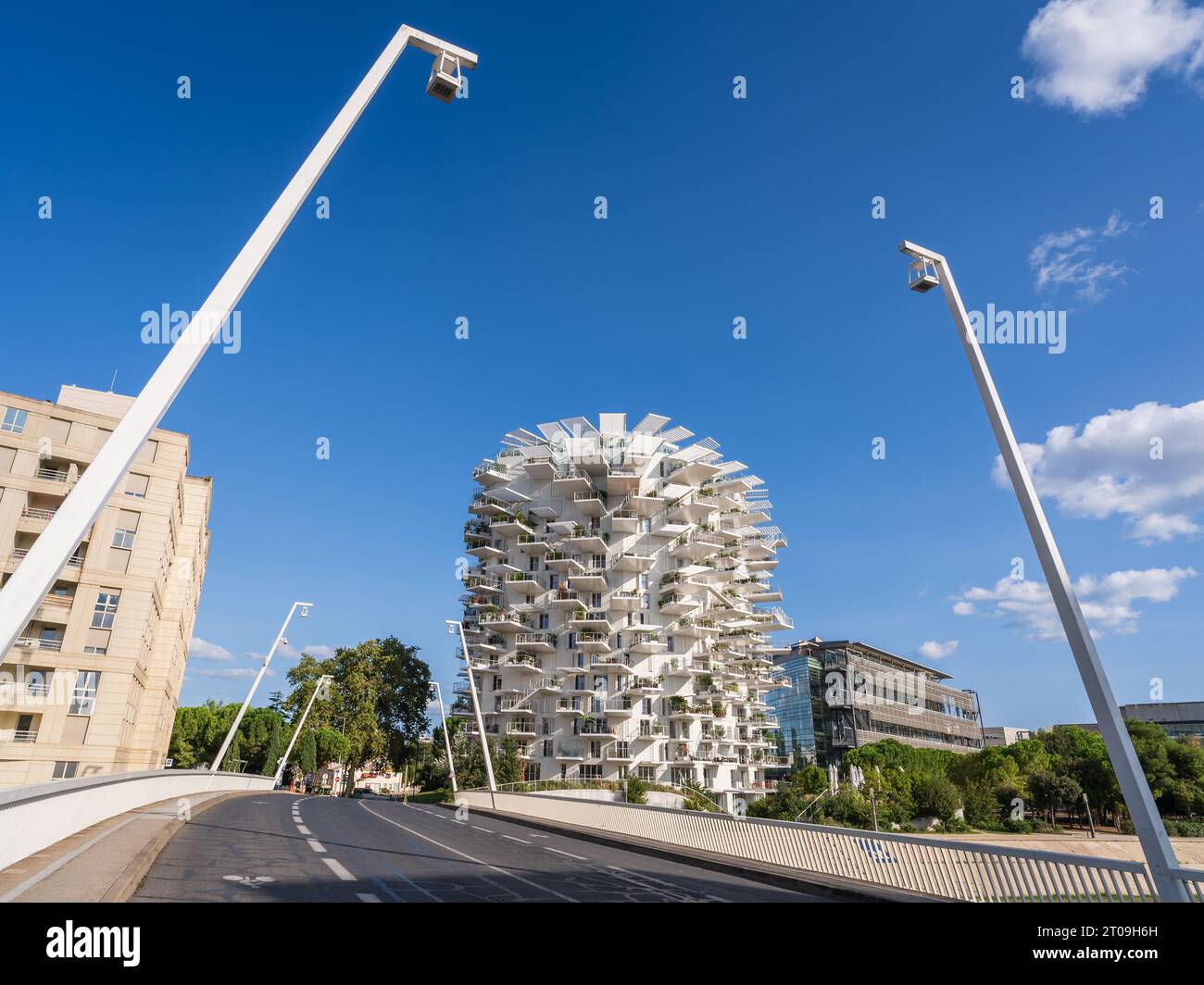 Montpellier, France - 09 23 2023 : Landscape view on landmark Arbre ...