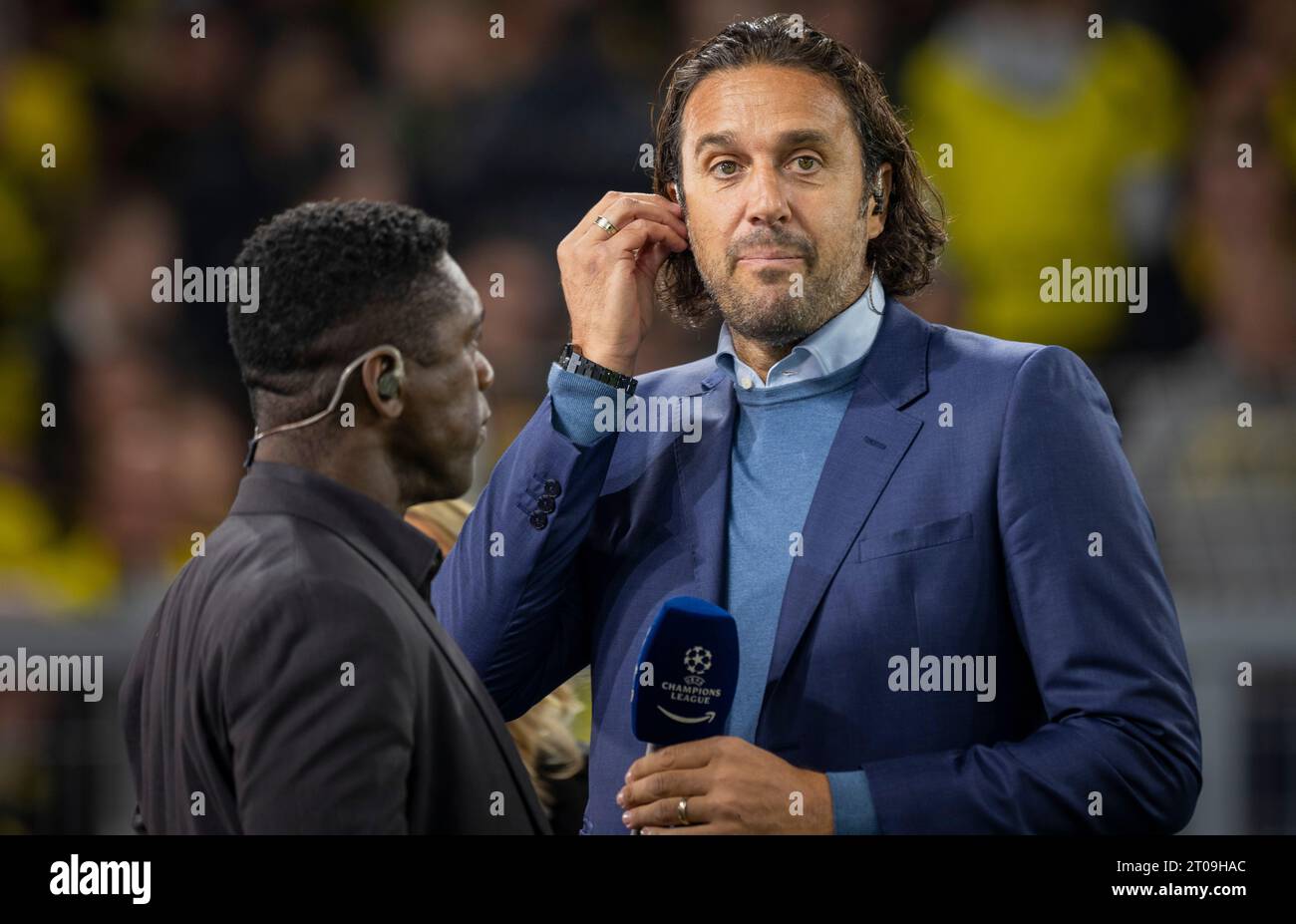 Dortmund, Germany. 04th Oct 2023. Clarence Seedorf und Luca Toni ...