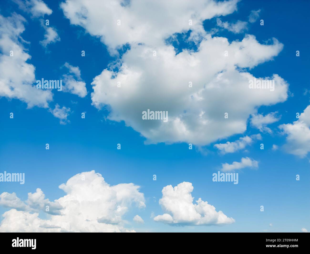 Blue Sky Background,Horizon Spring Morning Sky Scape in blue by the Sea ...
