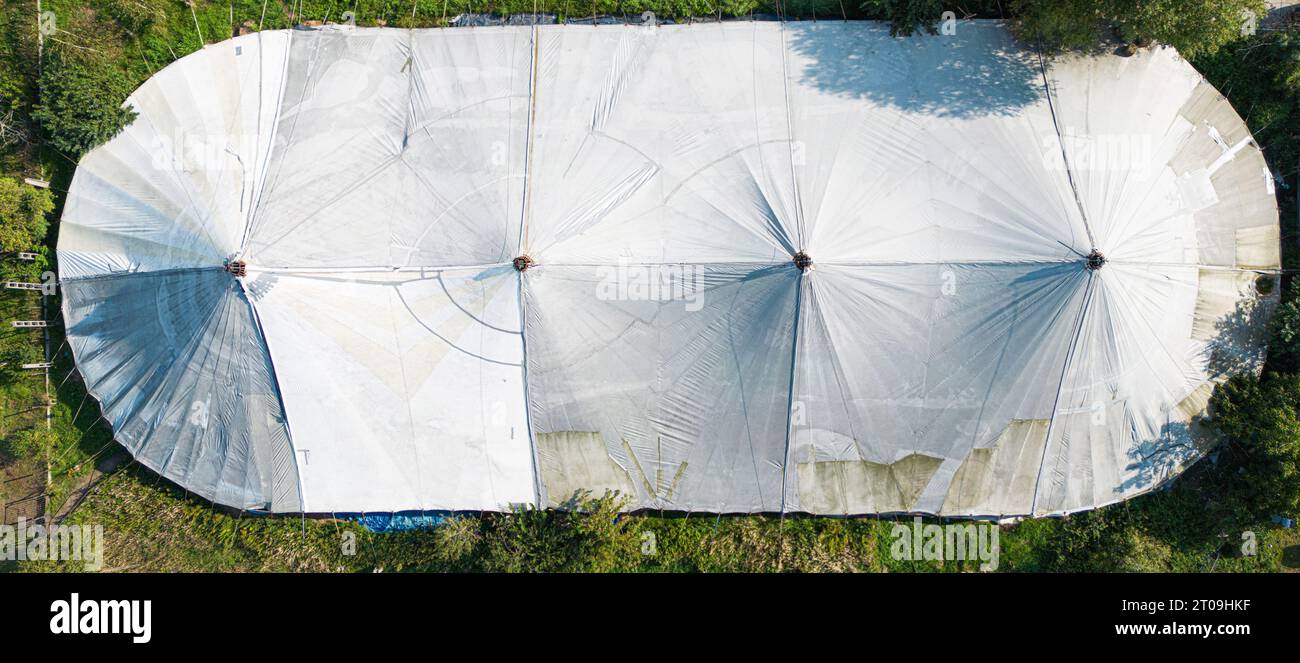 Aerial view of a circus tent Stock Photo - Alamy